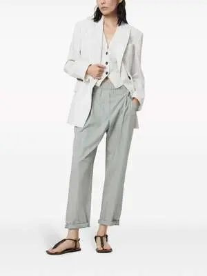 Brunello Cucinelli Straight-leg Cotton Trousers