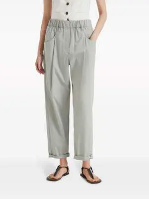 Brunello Cucinelli Straight-leg Cotton Trousers