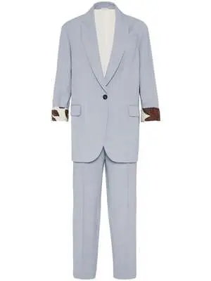 Brunello Cucinelli Single-breasted Trouser Suit