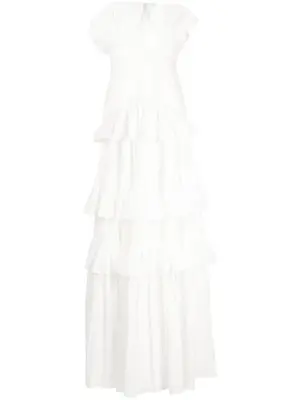 Acler Ascot Ruffled Strapless Gown