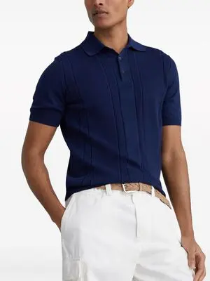 Brunello Cucinelli Panelled Cotton Polo Shirt