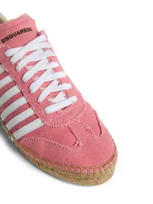 Dsquared2 Stripe-detail Lace-up Espadrilles