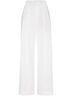Brunello Cucinelli Tailored Cotton Wide-leg Trousers
