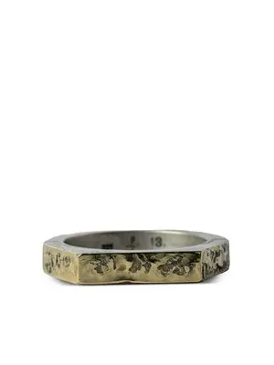 PARTS OF FOUR Sistema Gold-plated Ring