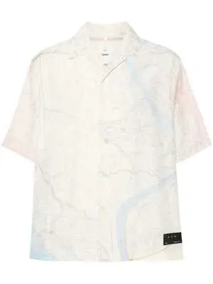 OAMC Map-print Short-sleeves Shirt