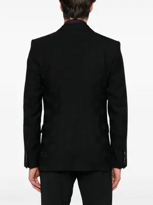 Dolce & Gabbana Monogram-jacquard Wool Blazer