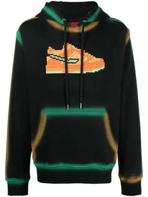 Men's Black Green Graphic Hoodie Sweatshirts Hoodies