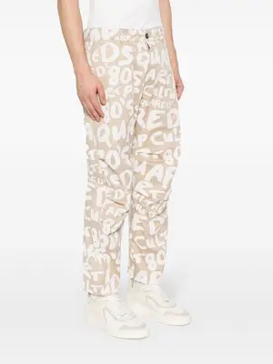 Dsquared2 Logo-print Tapered Trousers