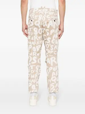 Dsquared2 Logo-print Tapered Trousers
