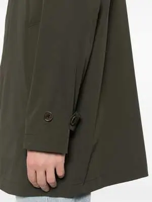 Aspesi Single-breasted Raincoat - Green