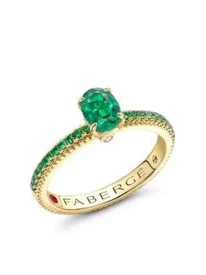Faberge 18kt Yellow Multi-stone Ring - Gold