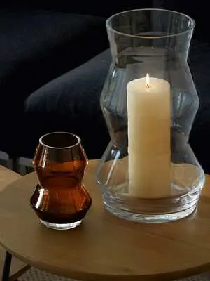 LSA INTERNATIONAL Small Sculpt Glass Vase