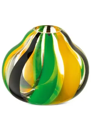 LSA INTERNATIONAL Folk Glass Vase - Green