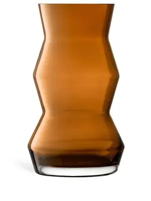 LSA INTERNATIONAL Sculpt Glass Vase - Brown