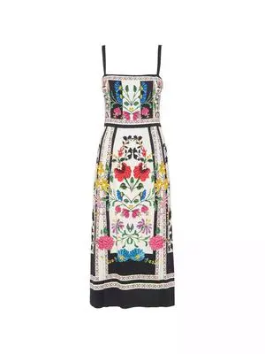 La DoubleJ Floral-print Dress - White