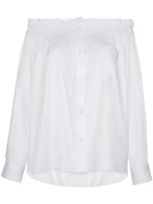 Adam Lippes Visby Cotton-poplin Blouse