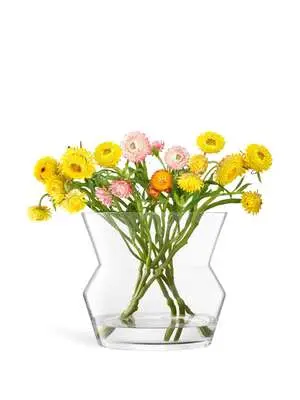LSA INTERNATIONAL Medium Sculpt Glass Vase