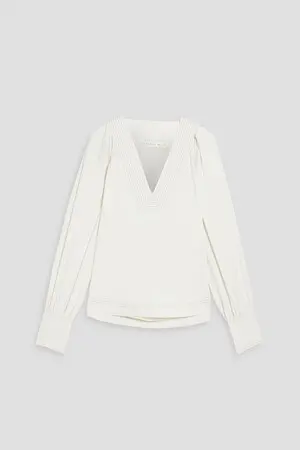 Veronica Beard Curved Hem Blouses