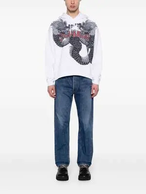 Dsquared2 Dragon-print Cotton Hoodie