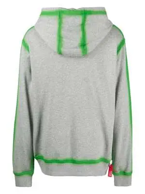 MOSTLY HEARD RARELY SEEN Triple The Eyes Graphic Hoodie - Grey