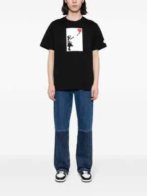 MOSTLY HEARD RARELY SEEN 8-BIT Floating Heart Cotton T-shirt