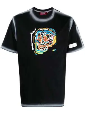 MOSTLY HEARD RARELY SEEN Skull Blowing Cotton T-shirt