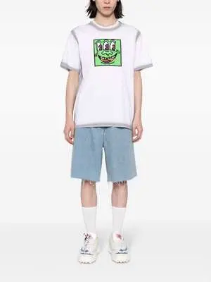 MOSTLY HEARD RARELY SEEN Triple The Eyes Cotton T-shirt