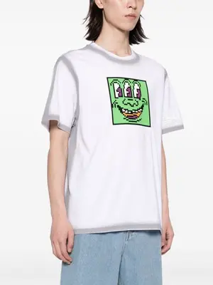 MOSTLY HEARD RARELY SEEN Triple The Eyes Cotton T-shirt