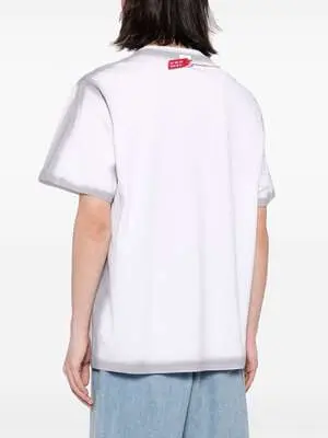 MOSTLY HEARD RARELY SEEN Triple The Eyes Cotton T-shirt