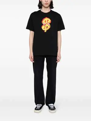 MOSTLY HEARD RARELY SEEN Money Sign Cotton T-shirt - Black