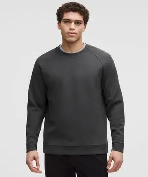 Lululemon Smooth Spacer Classic-Fit Crew Graphite Grey