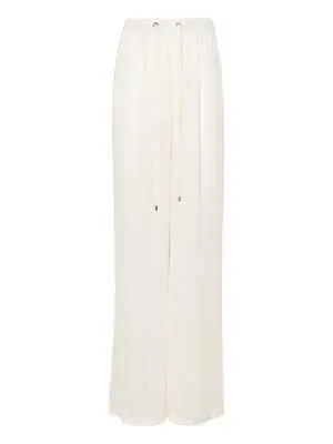 PARAMIDONNA Aurora Metallic-threading Palazzo Pants
