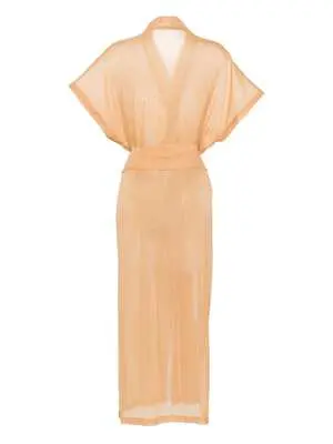 PARAMIDONNA Aria Belted Maxi Kimono