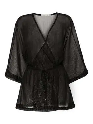 PARAMIDONNA Aurora Lurex Cover-up - Black