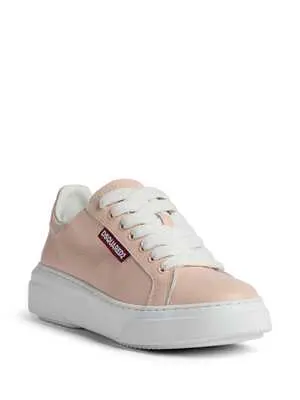 Dsquared2 Logo-embossed Lace-up Sneakers - Pink