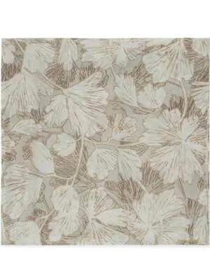 Brunello Cucinelli Floral-print Silk Scarf