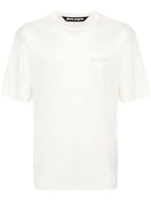 Palm Angels Semi-sheer Linen T-shirt
