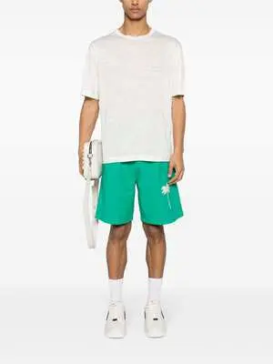 Palm Angels Semi-sheer Linen T-shirt