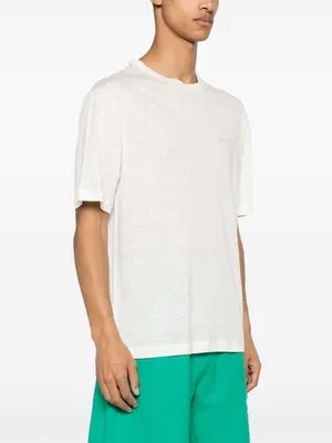 Palm Angels Semi-sheer Linen T-shirt