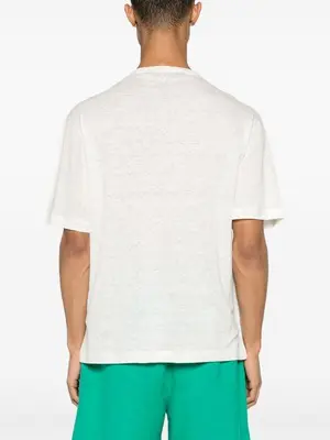 Palm Angels Semi-sheer Linen T-shirt