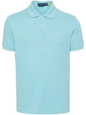 Polo Ralph Lauren Embroidered-polo Pony Polo Shirt - Blue