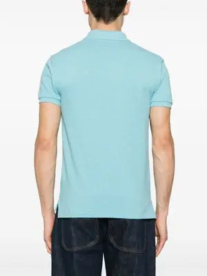 Polo Ralph Lauren Embroidered-polo Pony Polo Shirt - Blue
