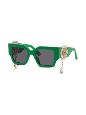 Philipp Plein Exclusive Oversized Sunglasses - Green