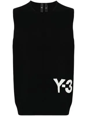 Y3 X Adidas Logo-intarsia Vest