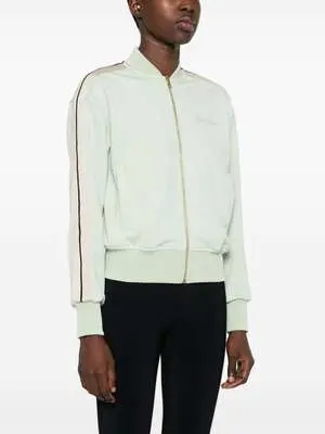 Palm Angels Classic Logo Track Bomber Jacket - Green