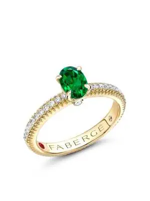 Faberge Emerald Rings