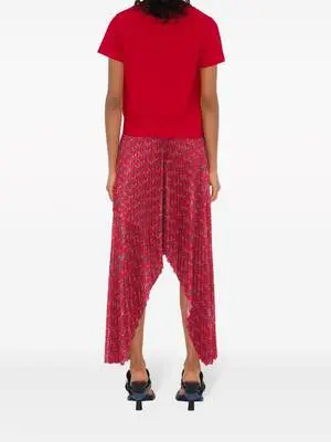 Burberry Knight Hardware Cotton T-shirt - Red