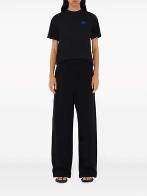 Burberry Cotton T-shirt With Equestrian Knight Motif
