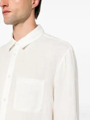 A.p.c. Cassel Logo-embroidered Shirt - White