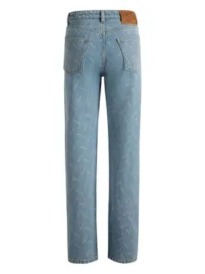 Bally Logo-print Straight-leg Jeans